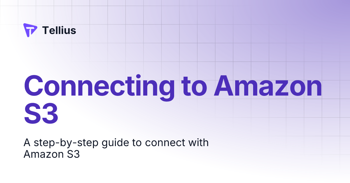 Connecting to Amazon S3 | Tellius 5.4 | Tellius