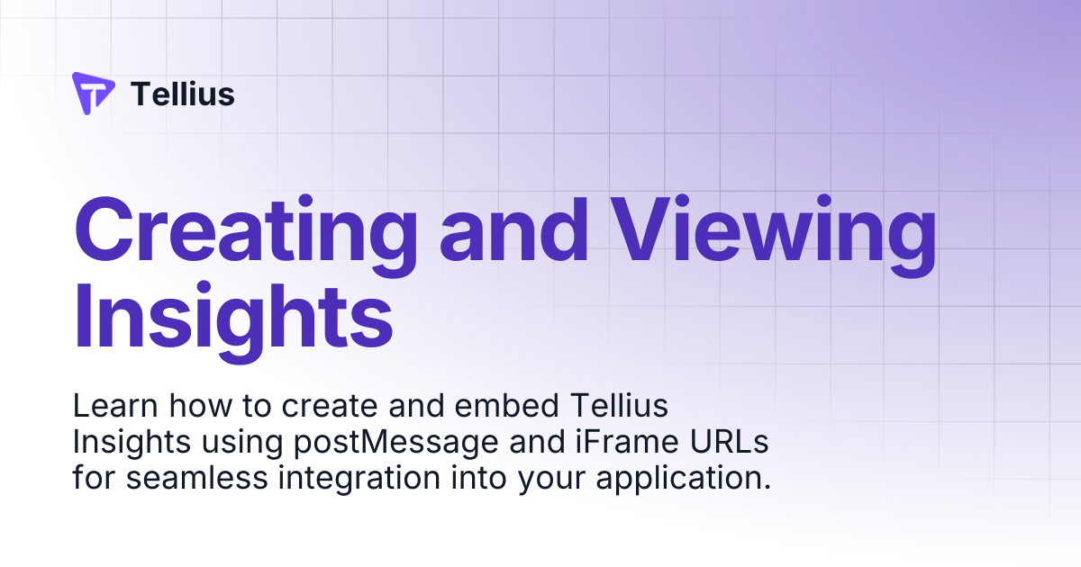 Creating and Viewing Insights | Tellius 5.6 | Tellius