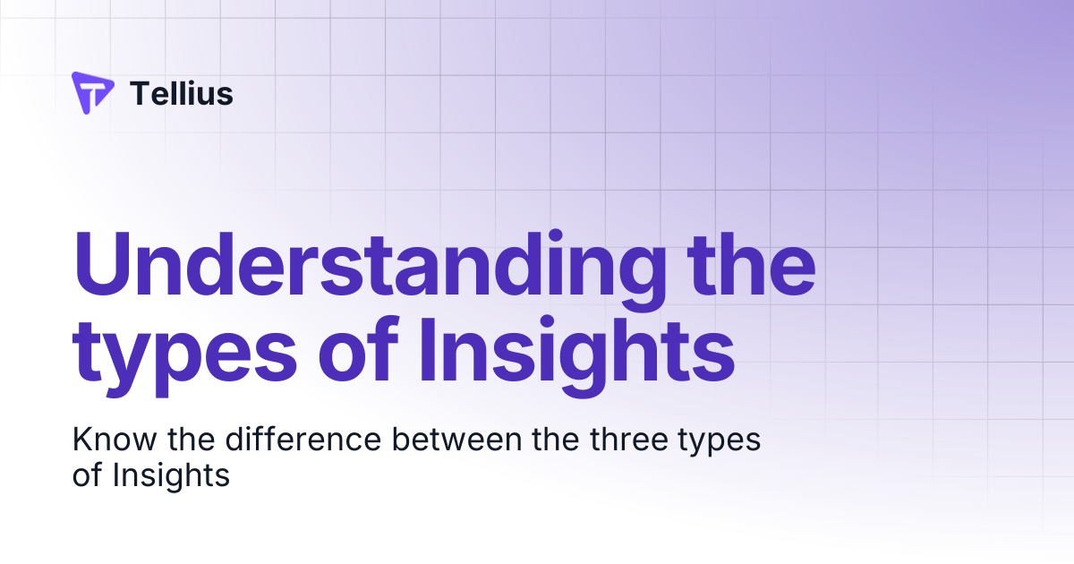 Understanding the types of Insights | Tellius 5.6 | Tellius