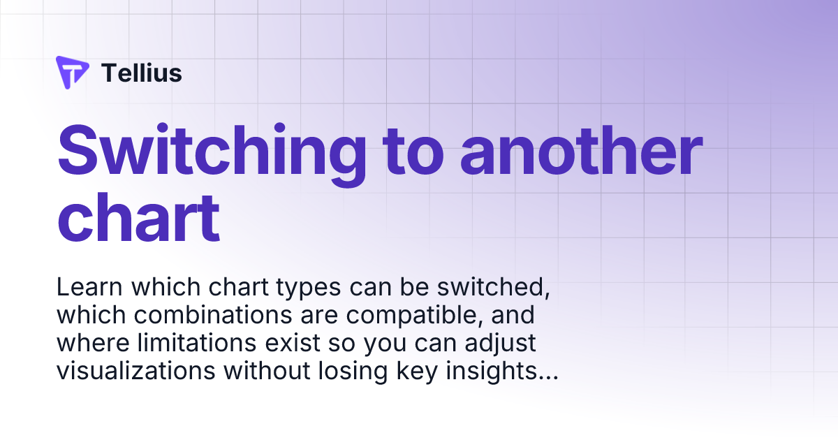 Switching to another chart | Tellius 5.5 | Tellius