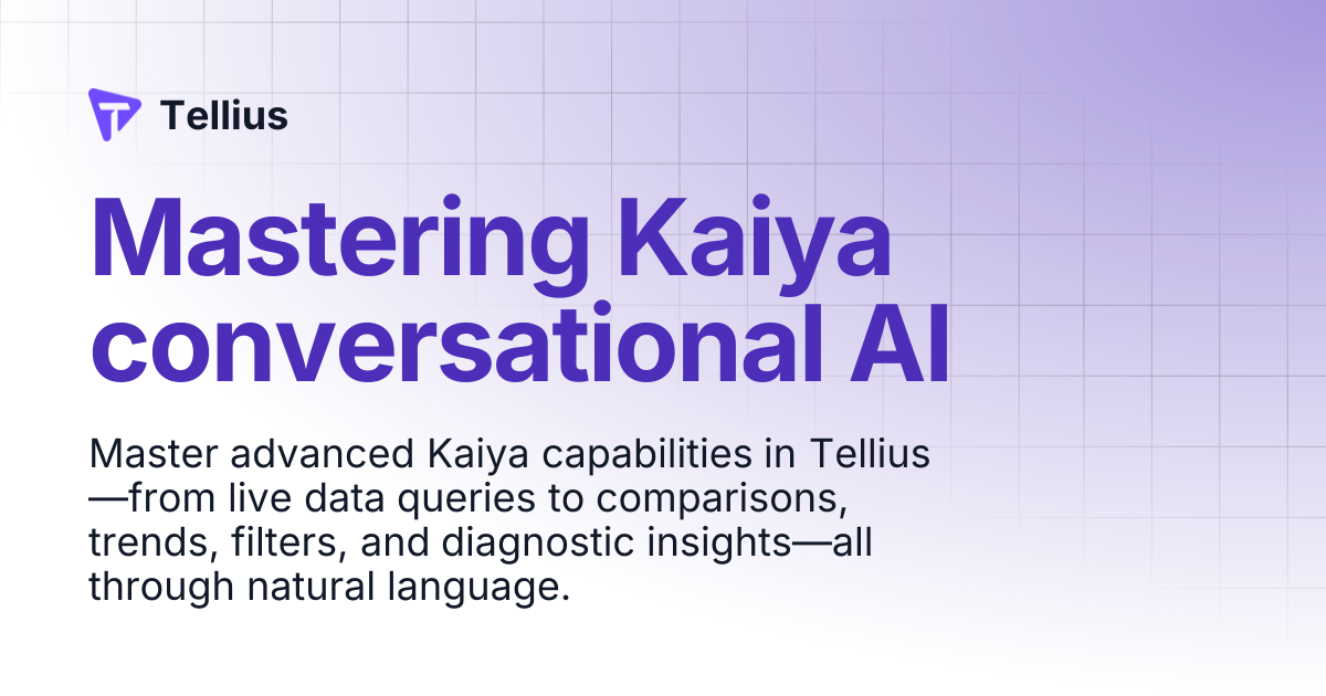 Mastering Kaiya conversational AI | Tellius 5.5 | Tellius