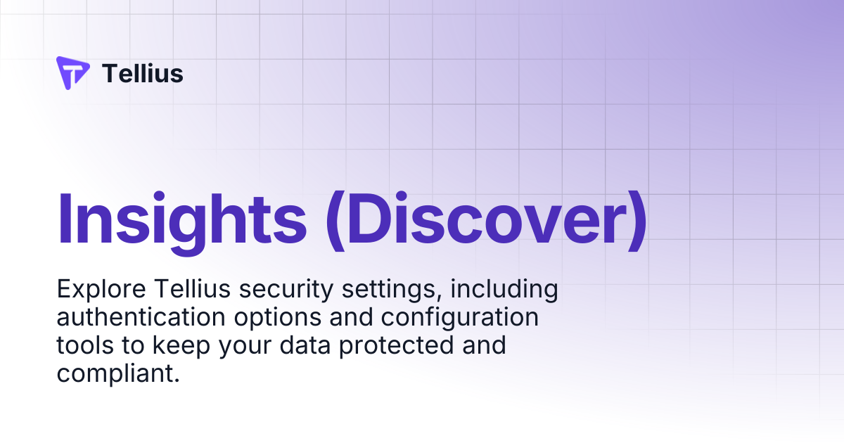 Insights (Discover) | Tellius 5.5 | Tellius