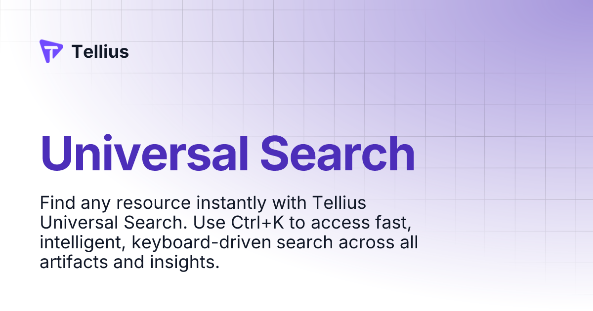 Universal Search | Tellius