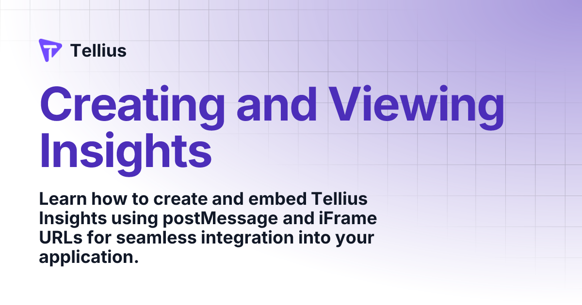 Creating and Viewing Insights | Tellius