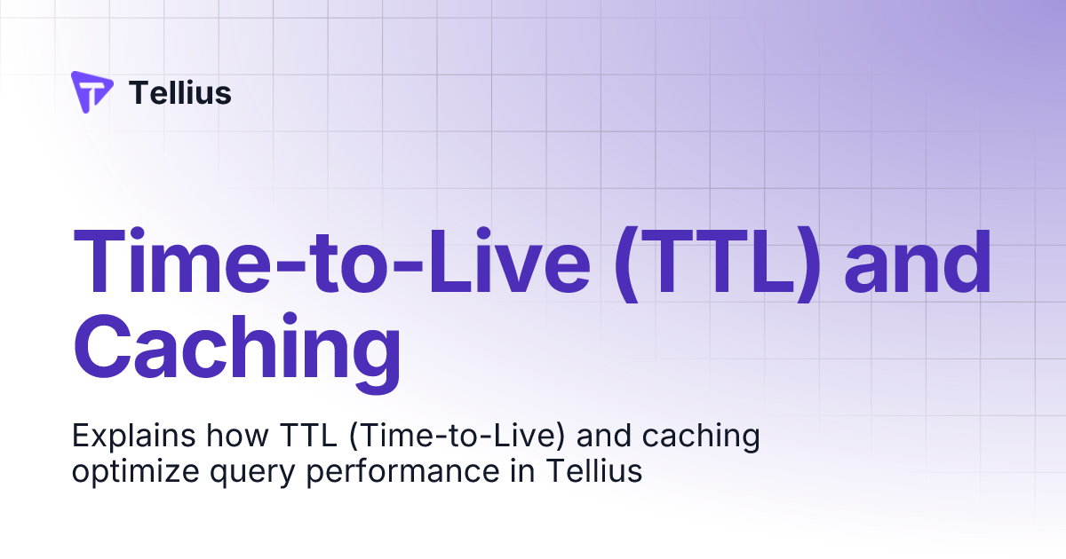 Time-to-Live (TTL) and Caching | Tellius