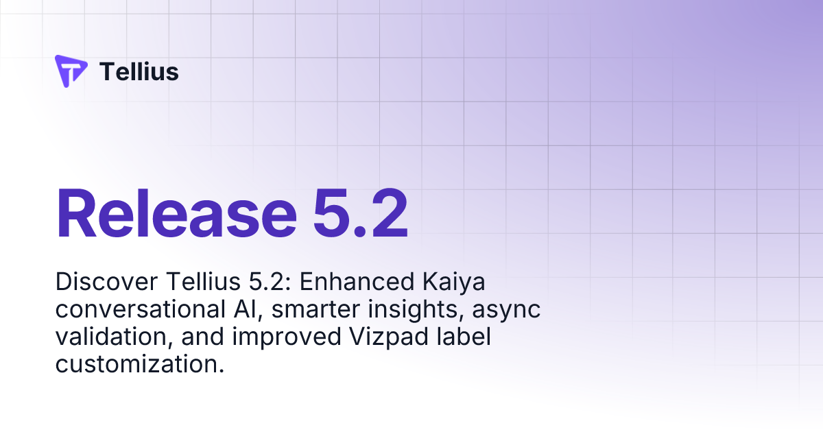 Release 5.2 | Tellius