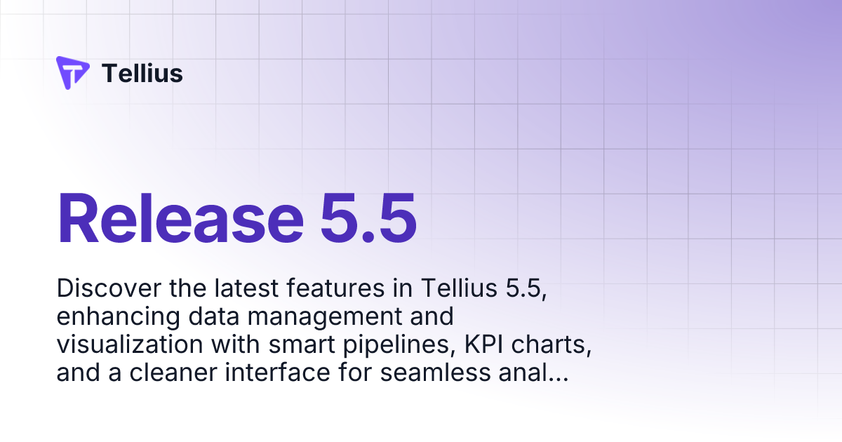 Release 5.5 | Tellius