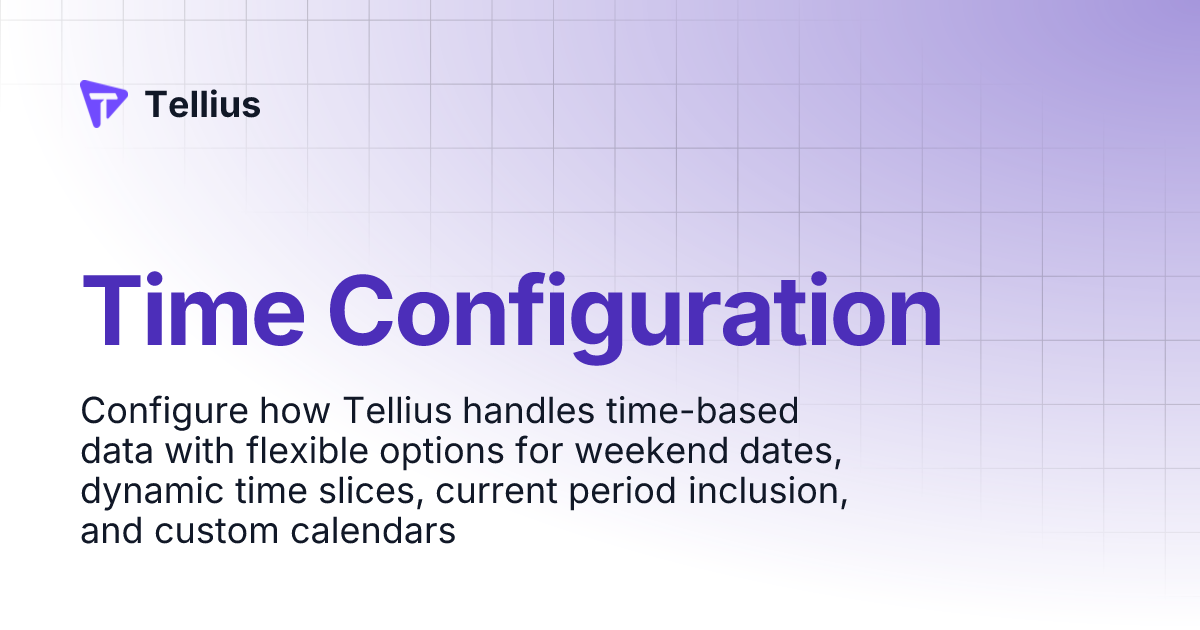Time Configuration | Tellius