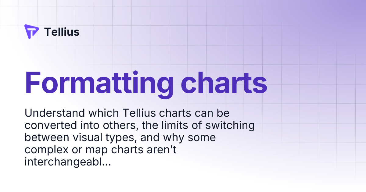 Formatting charts | Tellius